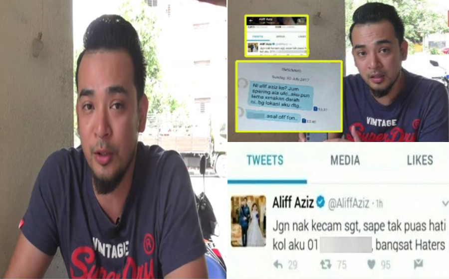 Dapat Lebih 7,000 Mesej Maki Hamun Selepas Nombor Telefon Dikongsi Aliff Aziz Di Twitter | Gempak