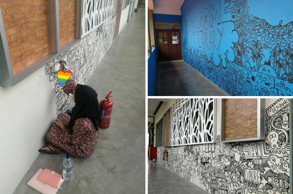 Selepas Karya Doodle Tular, Guru Ini Idam Lukis Doodle Di Tiang LRT ...