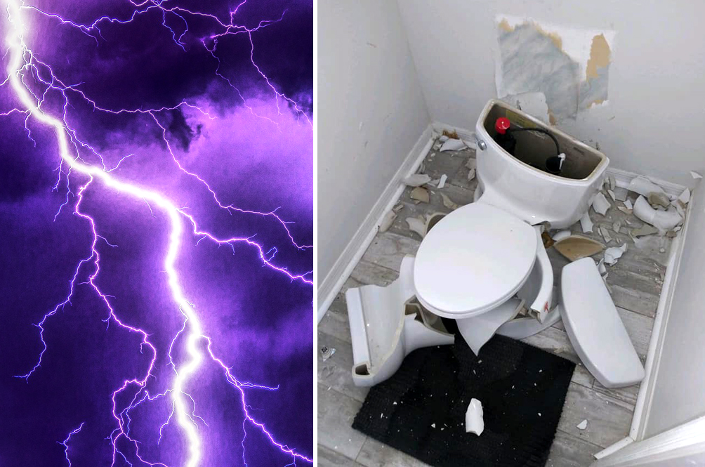 Couple’s Toilet Explodes After Lightning Ignited Fart Gasses in Septic ...
