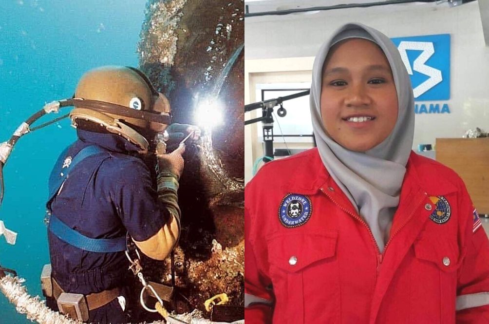 Meet Malaysia’s First Female Underwater Welder Who’s Only 22-Years-Old ...
