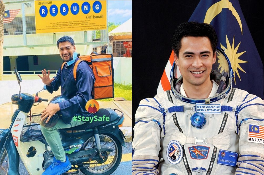 MCO: National Astronaut Dr Sheikh Muszaphar Now A Delivery Boy | Rojak Daily