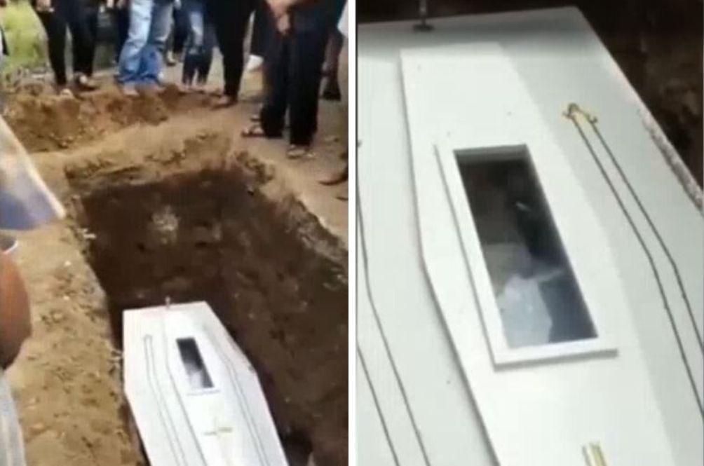 Spooky Video Captures Corpse 'Waving' From Inside Coffin | Rojak Daily