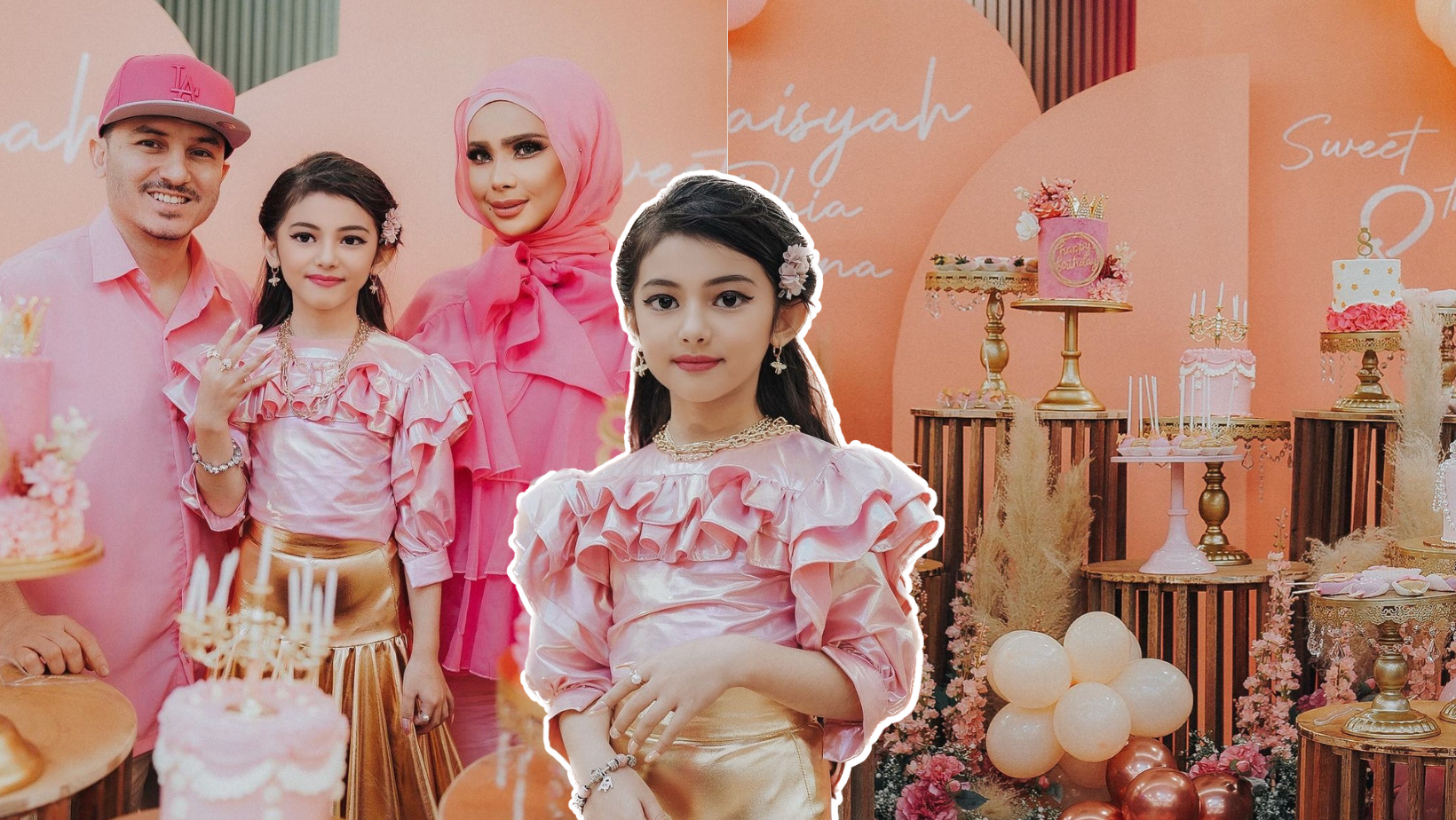 8 Tahun 8 Biji Kek! Sambutan Birthday Anak Rozita Che Wan, Aaisyah Dhia ...