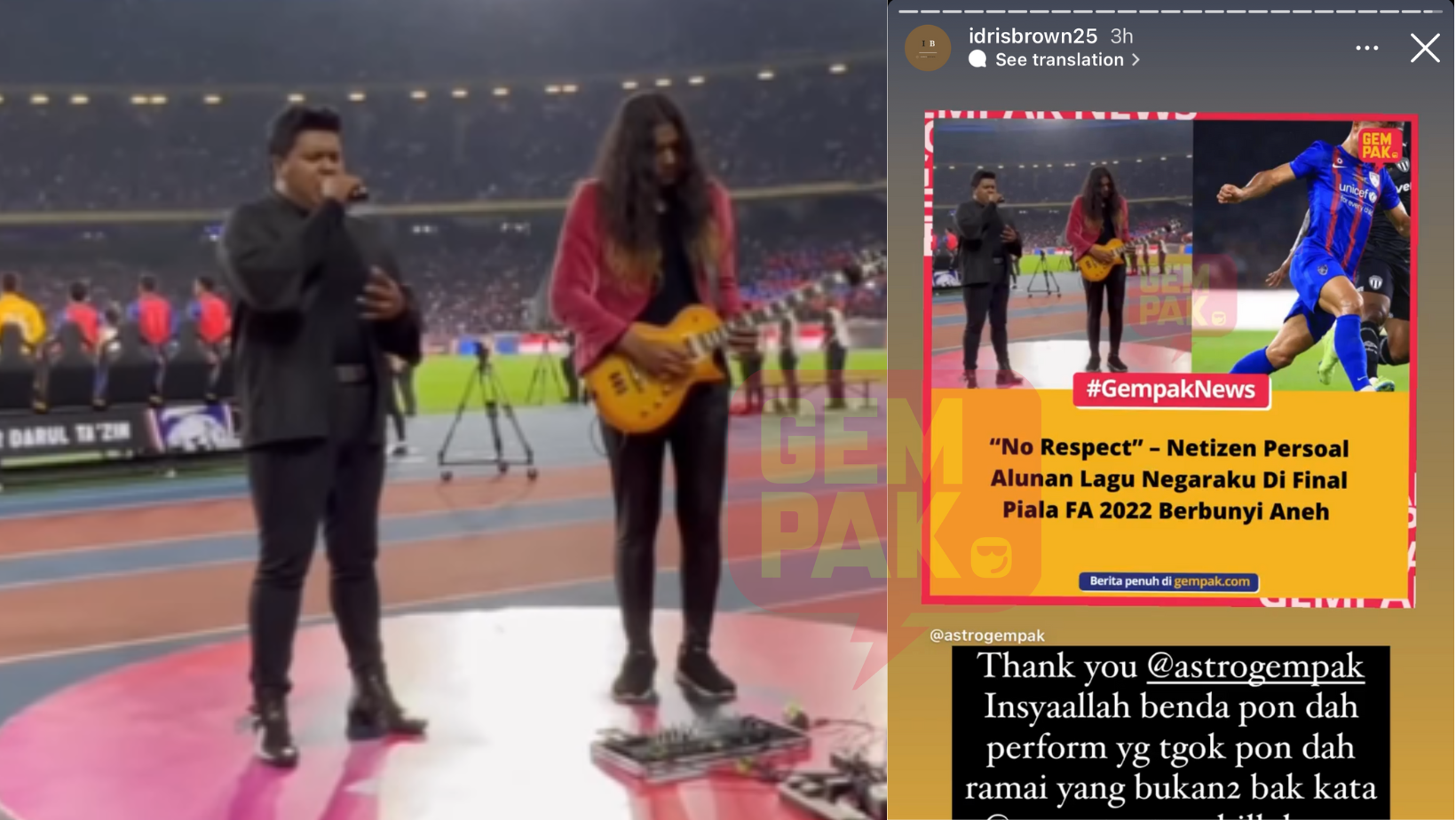 “Takkan Nak Letak Kompang” – Idris Brown Jelaskan Kehadiran Gitar ...