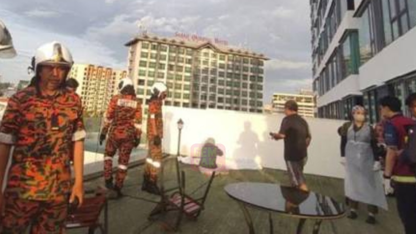 Kanak-Kanak Maut Terjatuh Dari Tingkat 14 Dari Bilik Hotel, 7 Anggota Bomba Datang Menyelamat ...