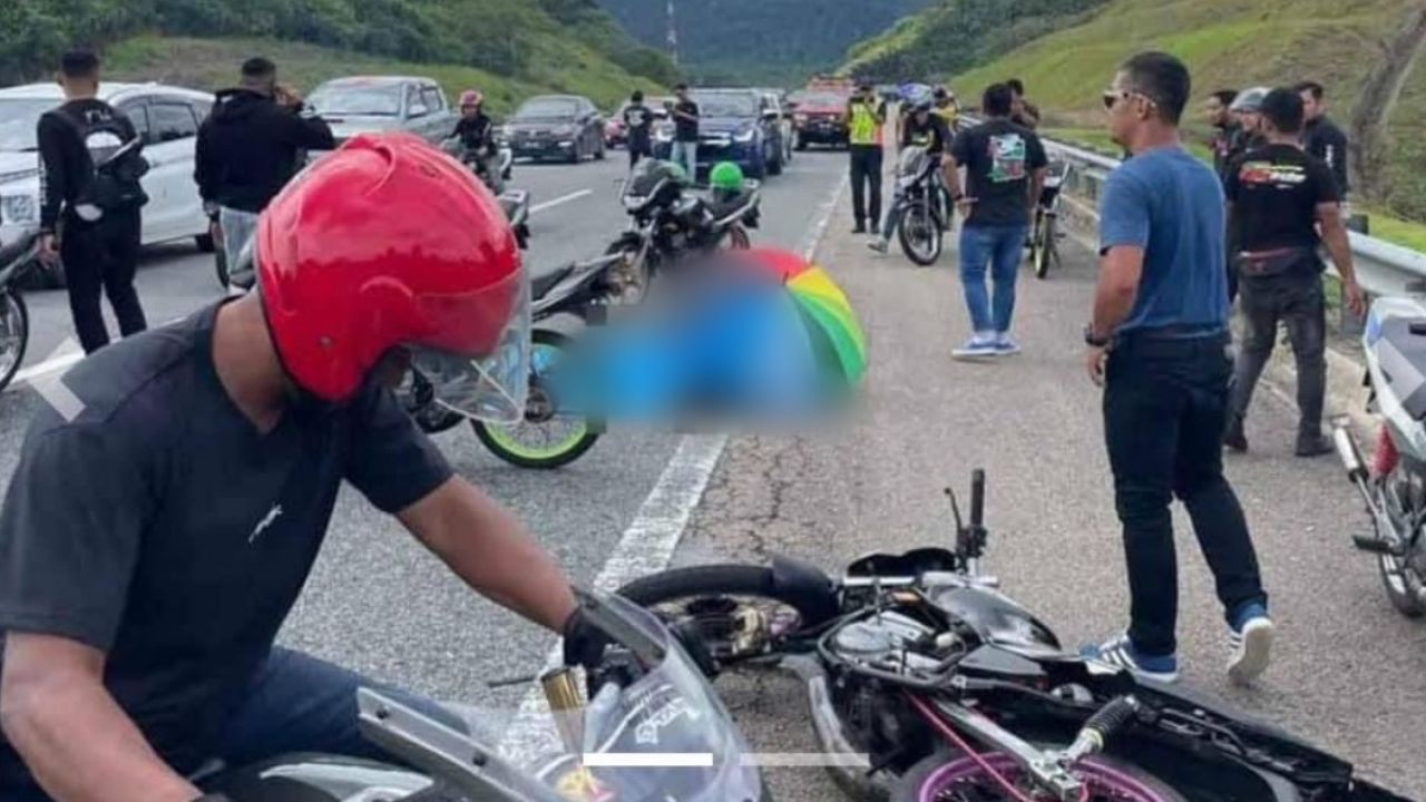 Terseret Bawah Treler, Peserta Himpunan RXZ Maut Elak Patung Penyu Di ...