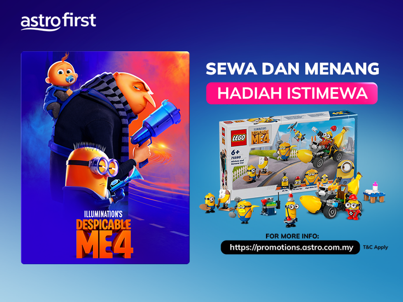 Sewa DESPICABLE ME 4-MOVIE COLLECTION di Astro First dan Berpeluang ...