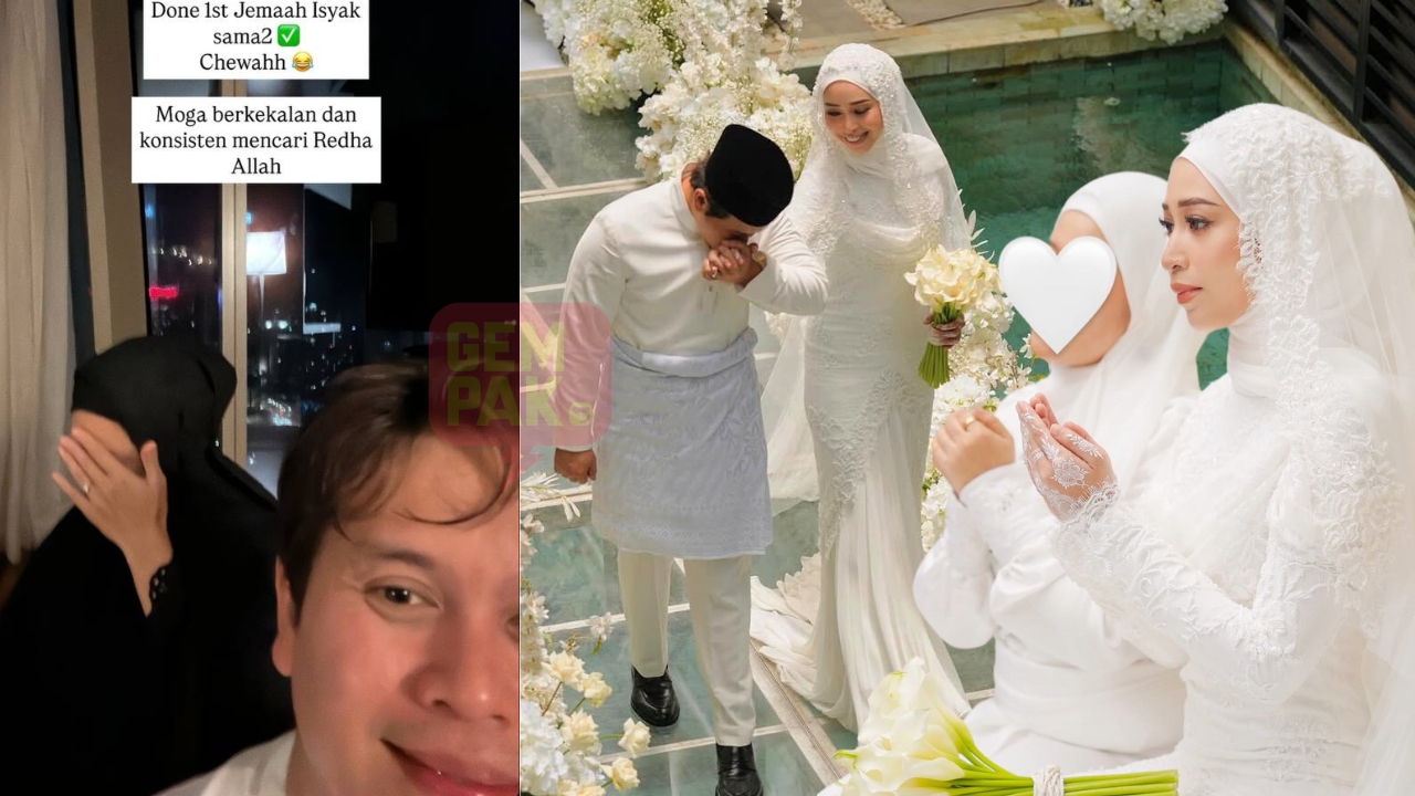 Berjemaah Isyak Sama-Sama Dewi, Jofliam Umum Bakal Beri Pizza Percuma - "Saya Tak Buat Resepsi ...