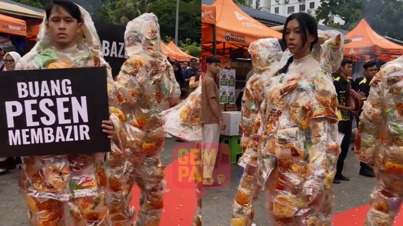 Tular Aksi ‘Catwalk’ Di Bazaar Ramadan Untuk Kempen Jangan Bazir, Tubuh ...