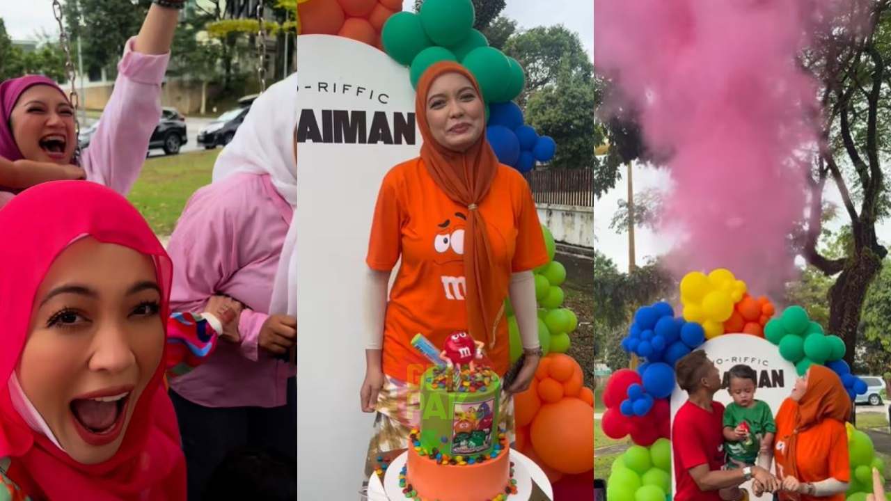 Majlis ‘Gender Reveal’ Syifa Meriah! Syatilla Melvin Menjerit Teka ...