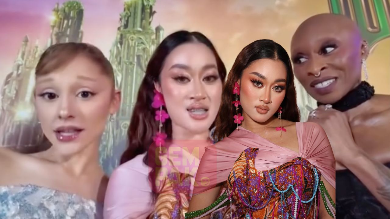 Hadiahkan Batik Malaysia Kepada Ariana Grande & Cynthia Erivo, Aisha ...