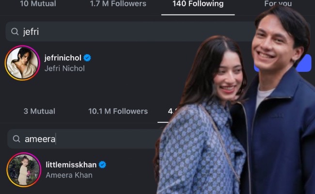 Cinta Ameera Khan & Jefri Nichol Bertaut Kembali? - “Diorang Dah Follow ...