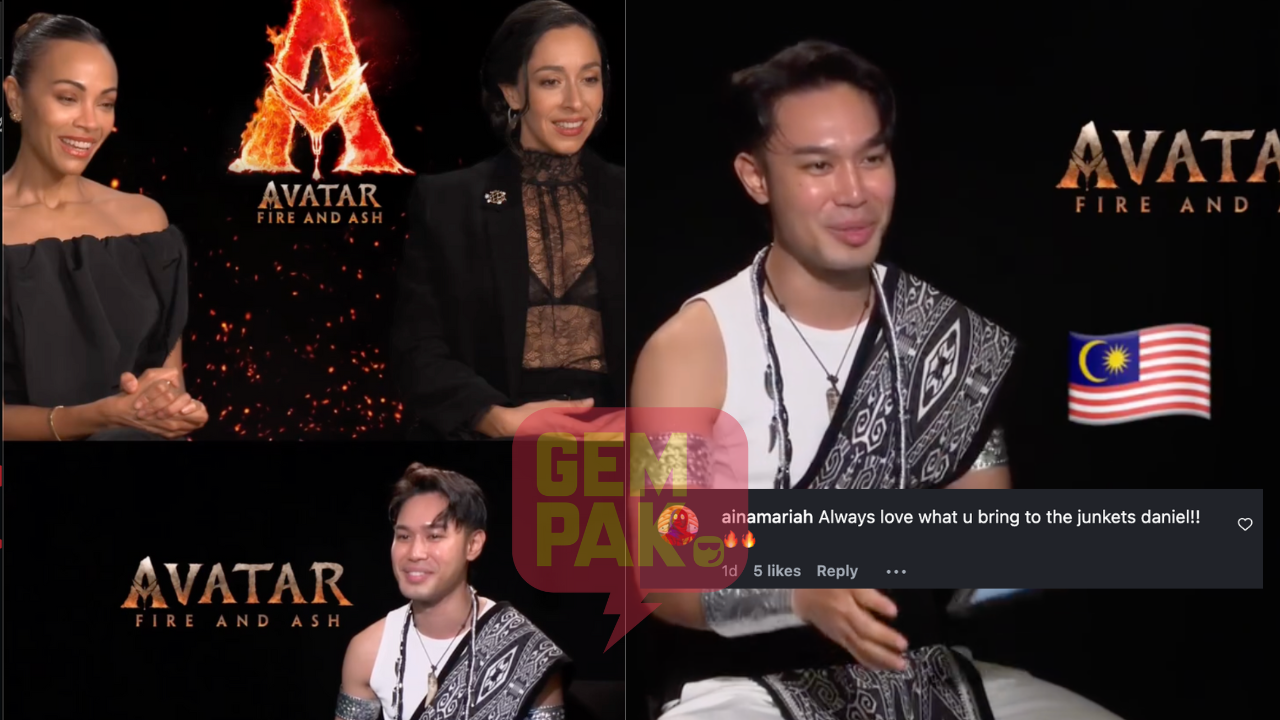 Sarung Busana Pua Kumbu, Zoe Saldana & Oona Chaplin Tergamam Tengok Daniel Cheang - “2 Minit ...