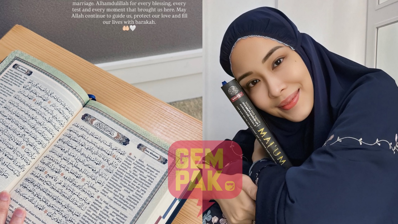Syamim Frieda Syukur Khatam Al-Quran Pada Ulang Tahun Ke-10 Perkahwinan ...