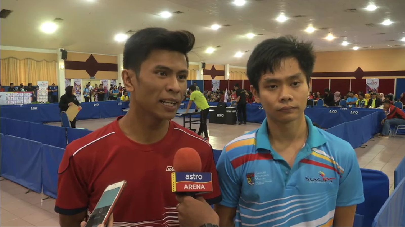 SUKIPT: Ashraf, Yi Zhi raih emas berpasangan ping pong | Stadium Astro