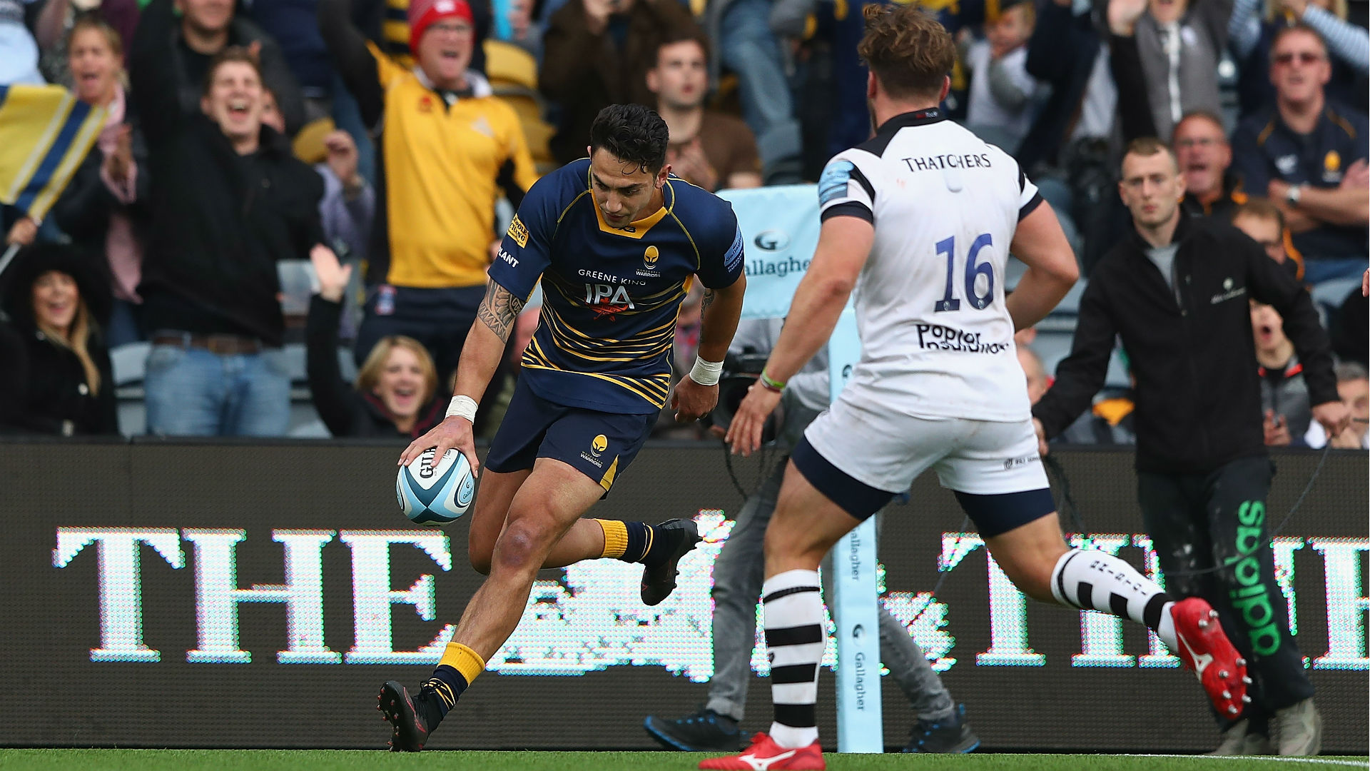 Worcester Warriors record biggest Premiership win in Bristol battering ...