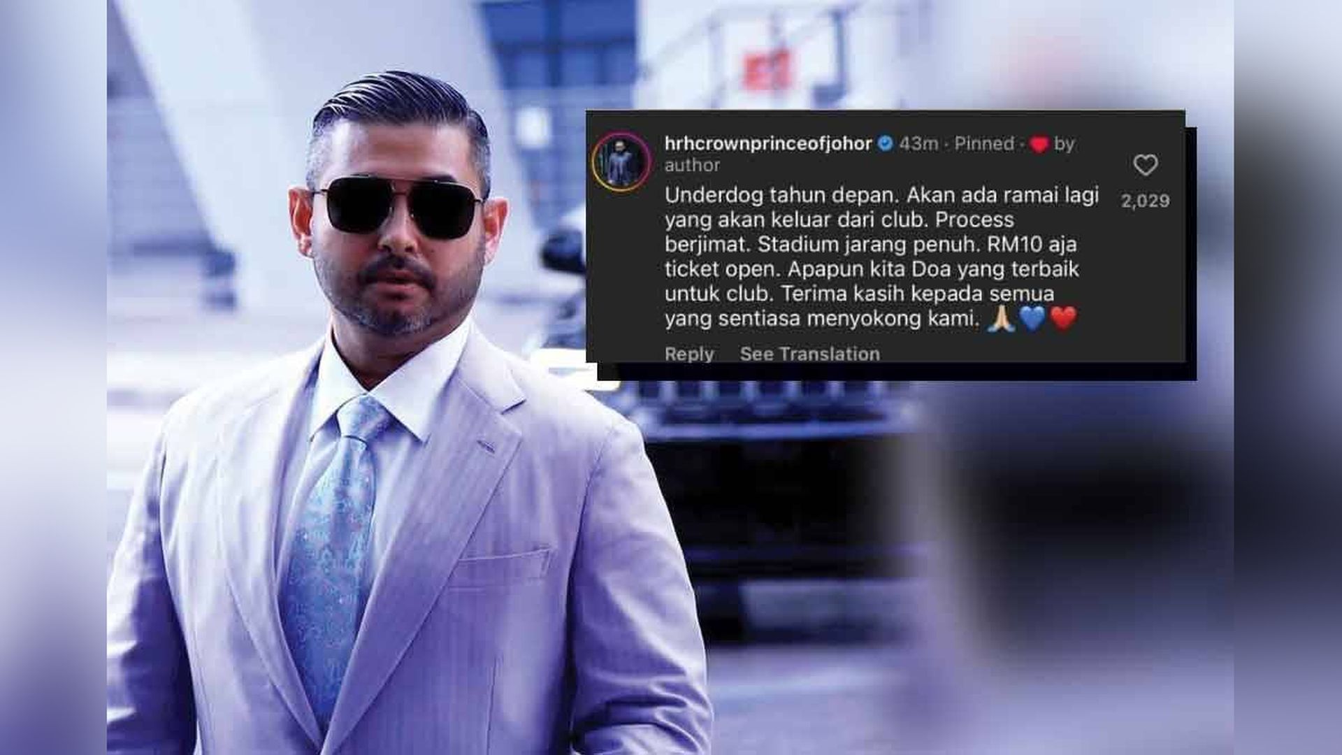 'Underdog' tahun depan -- TMJ | Stadium Astro