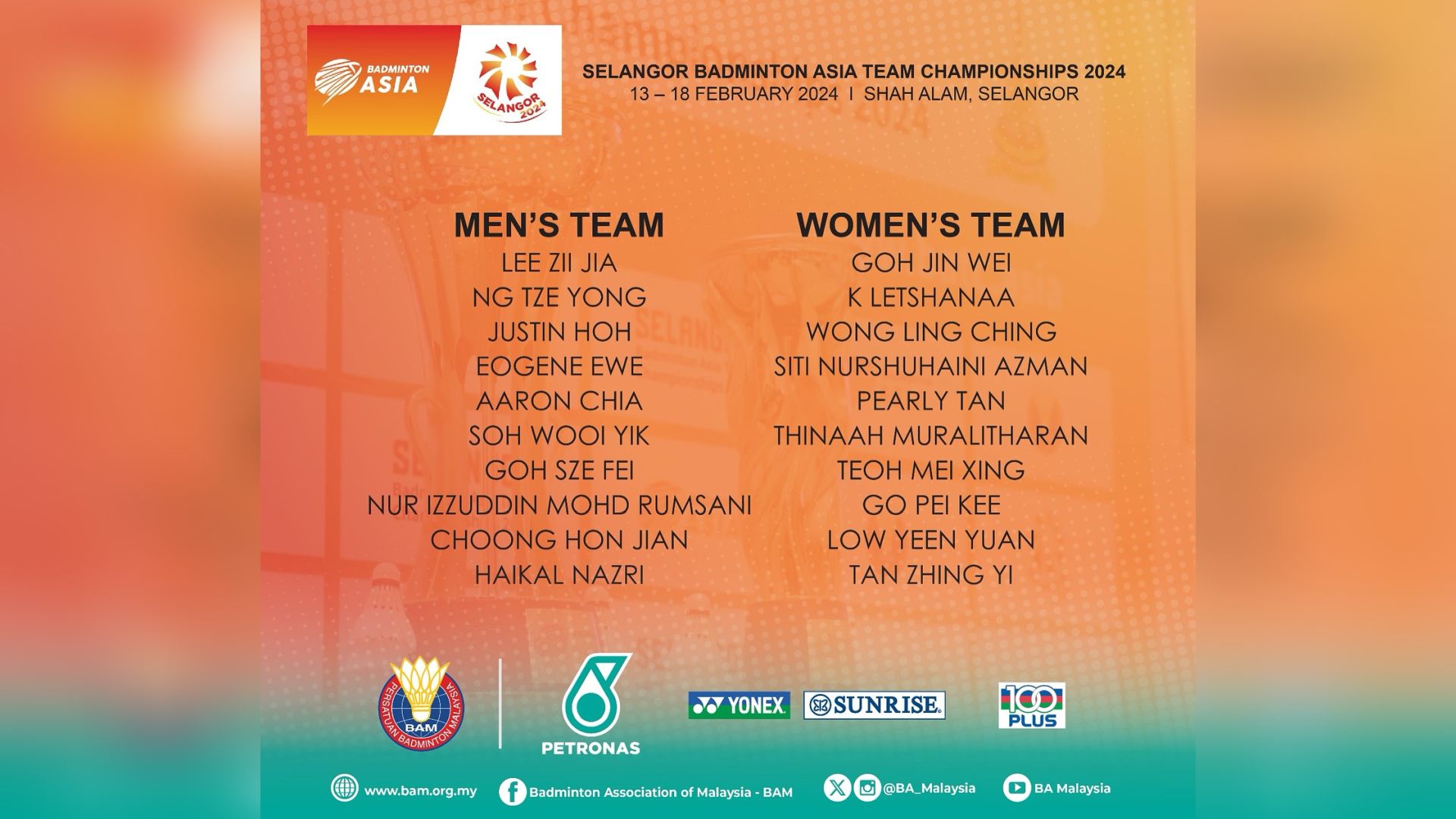 BATC 2024: Malaysia hantar skuad terbaik | Stadium Astro