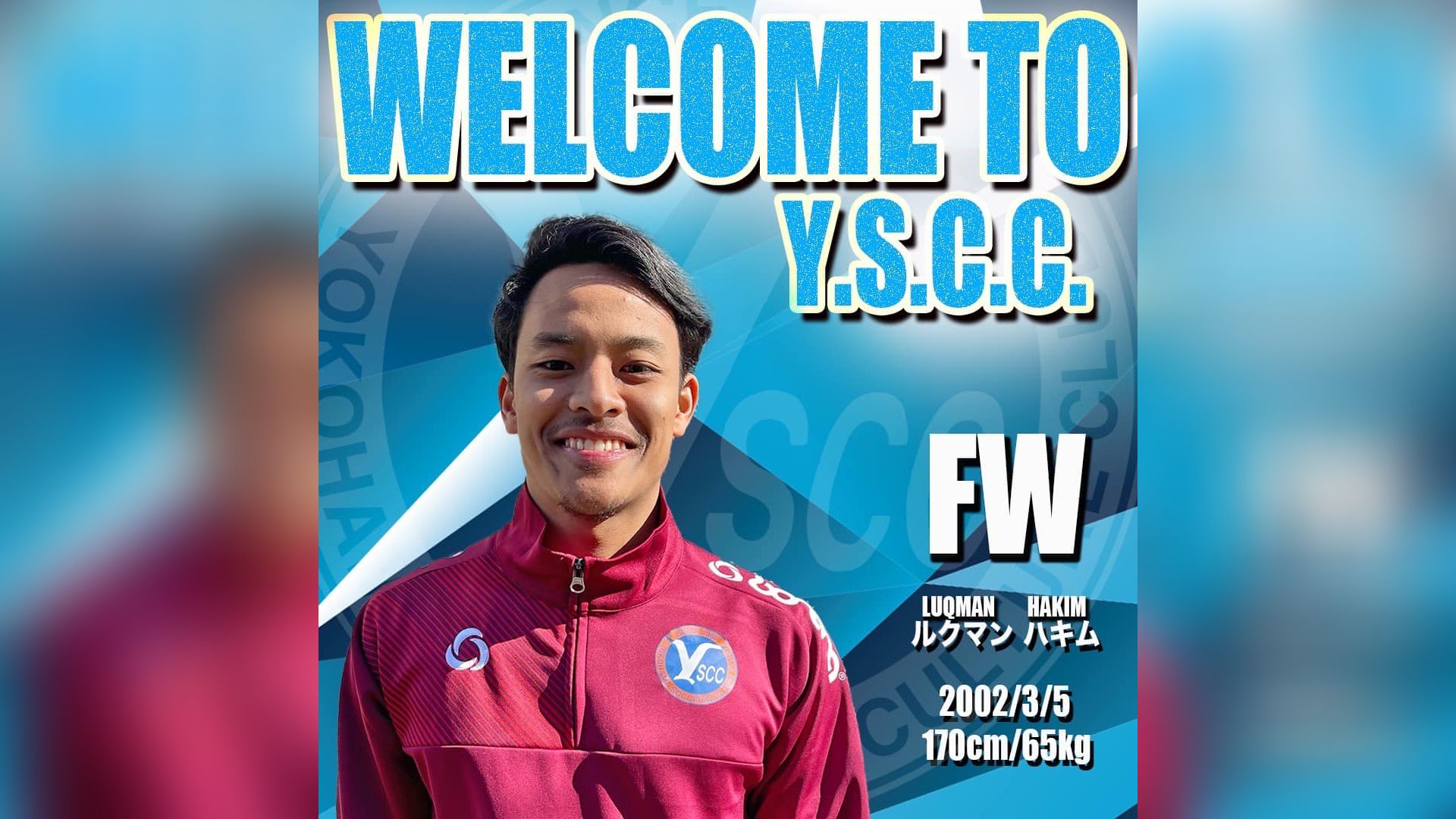 YSCC Yokohama umum ketibaan Luqman Hakim | Stadium Astro