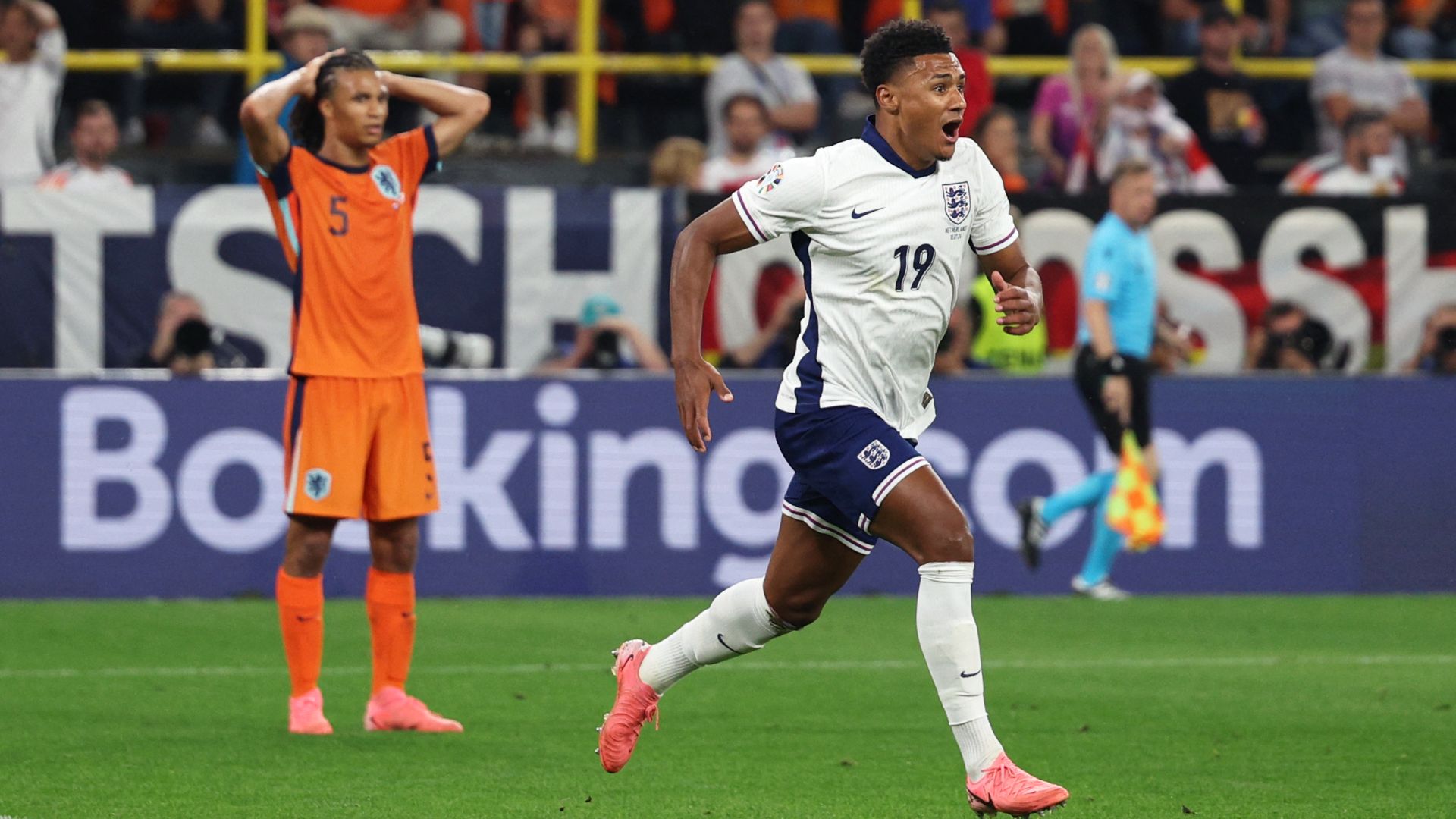 Netherlands 1-2 England: Watkins' dramatic winner sends Three Lions ...
