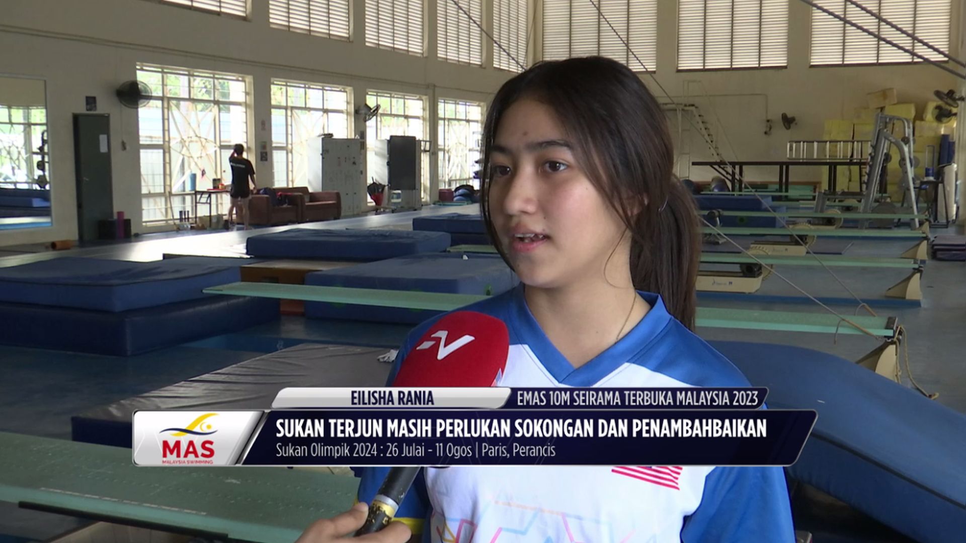 Si cantik manis Eilisha Rania, penerjun muda negara yang bakal gegar ...