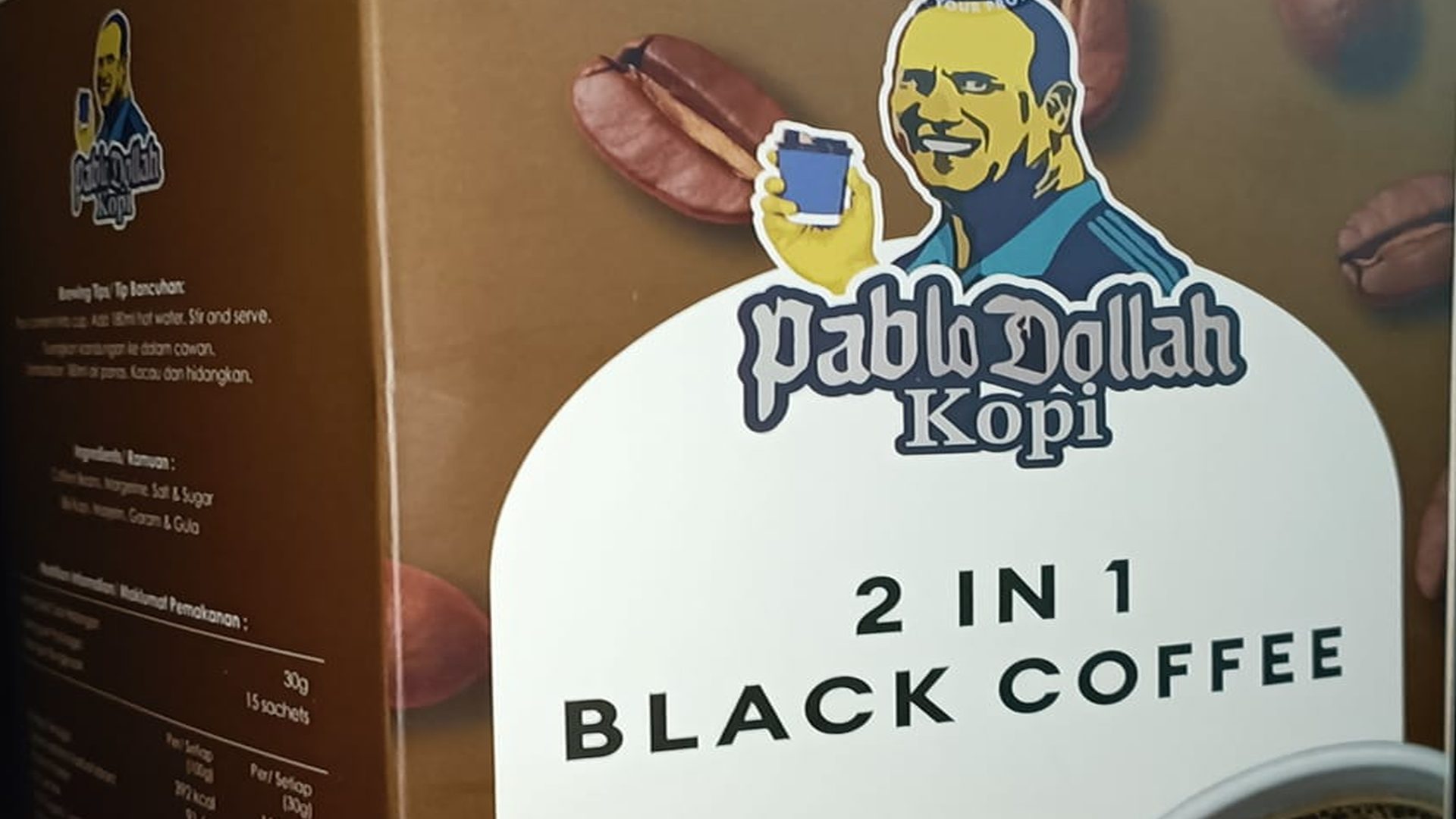 Dulu benci nama Pablo Dollah, sekarang jadi jenama produk kopi ...