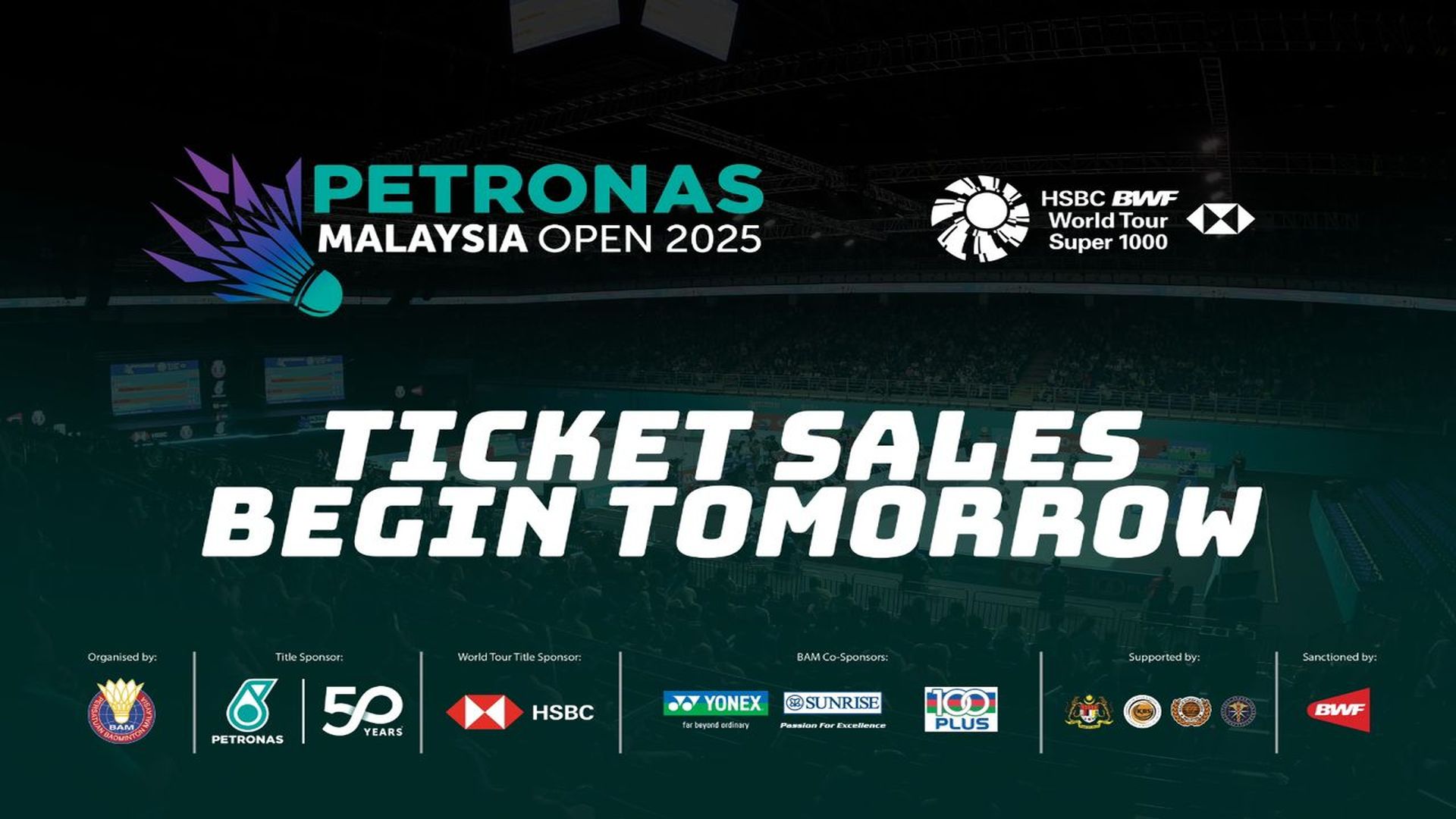 Tickets for 2025 Malaysia Open on sale from Nov 28 | Stadium Astro English