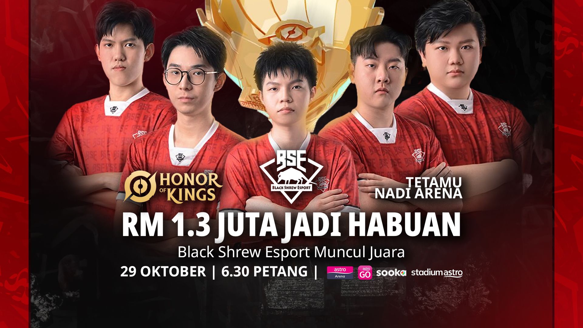 Tetamu Nadi Arena: RM1.3 Juta habuan Black Shrew Esport selaku jaguh ...