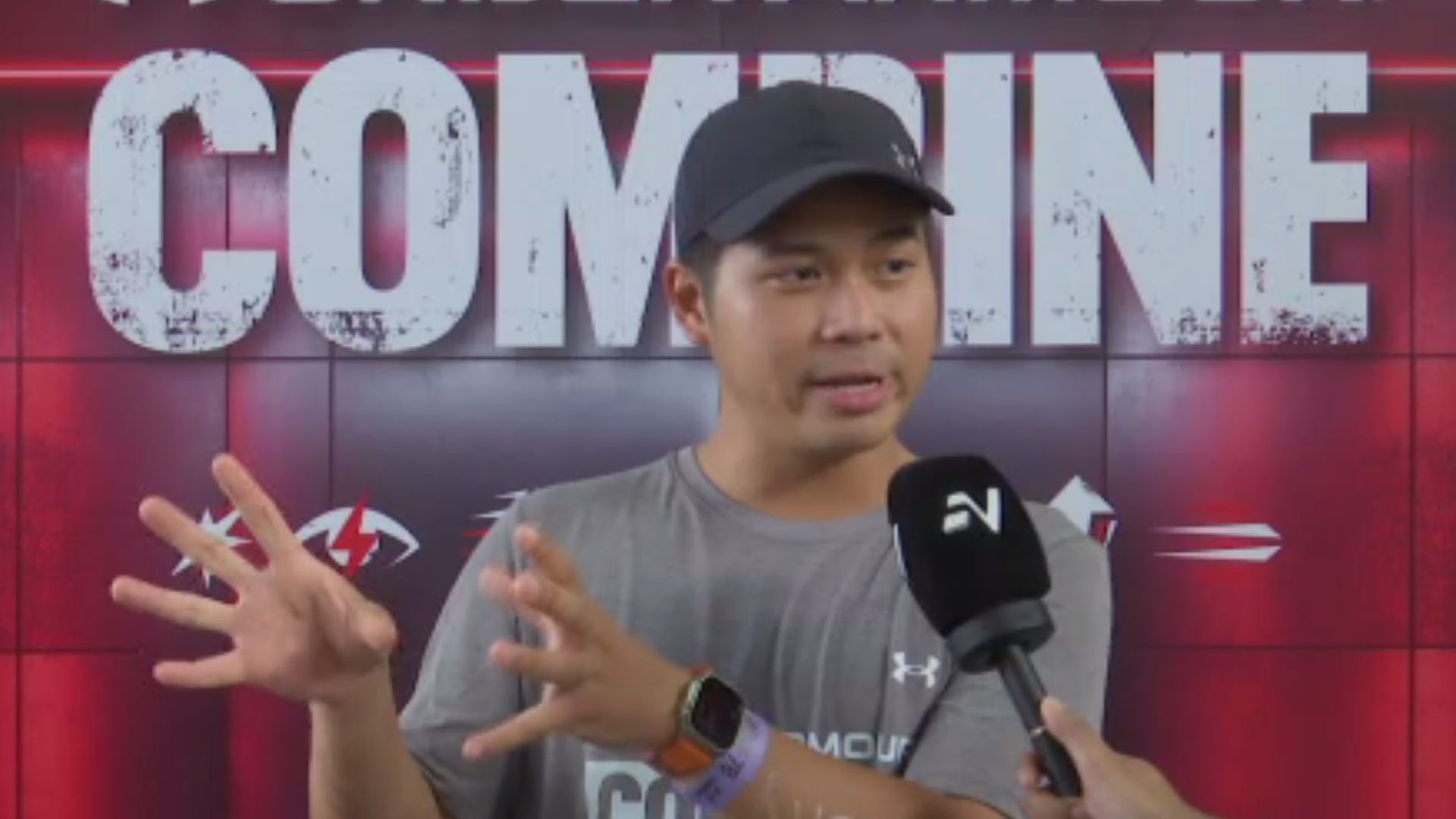 350 peserta uji kekuatan fizikal dalam Under Armour Combine 2024 ...