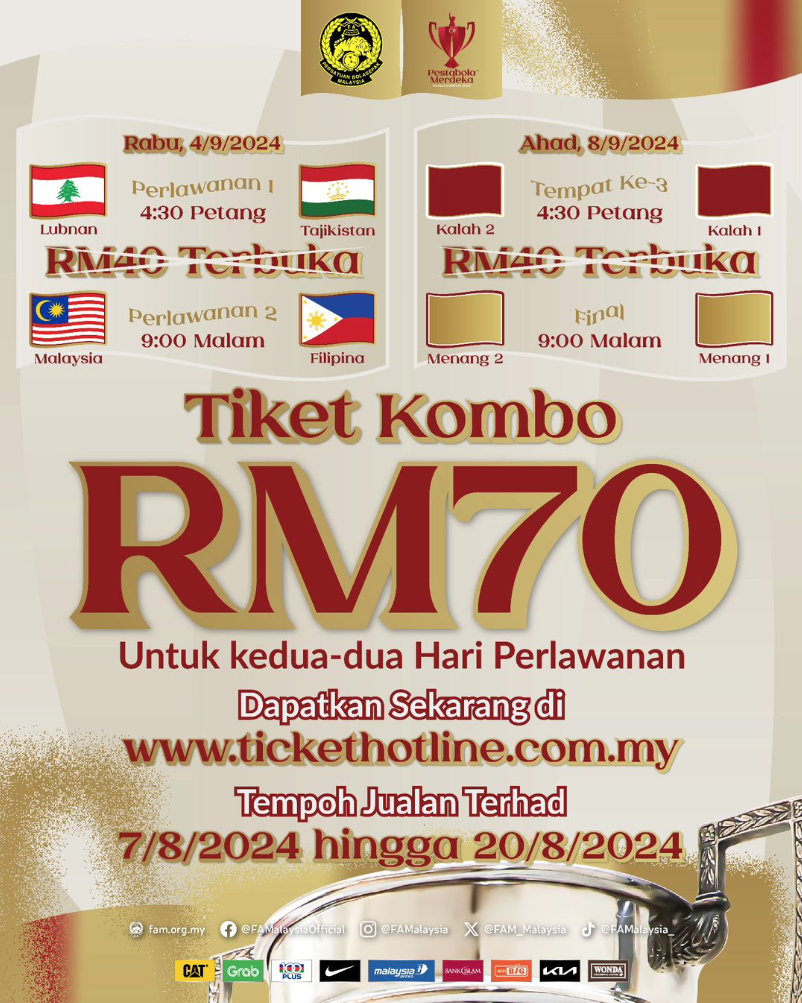 Pestabola Merdeka 2024: Senarai pasukan, jadual perlawanan, info tiket ...