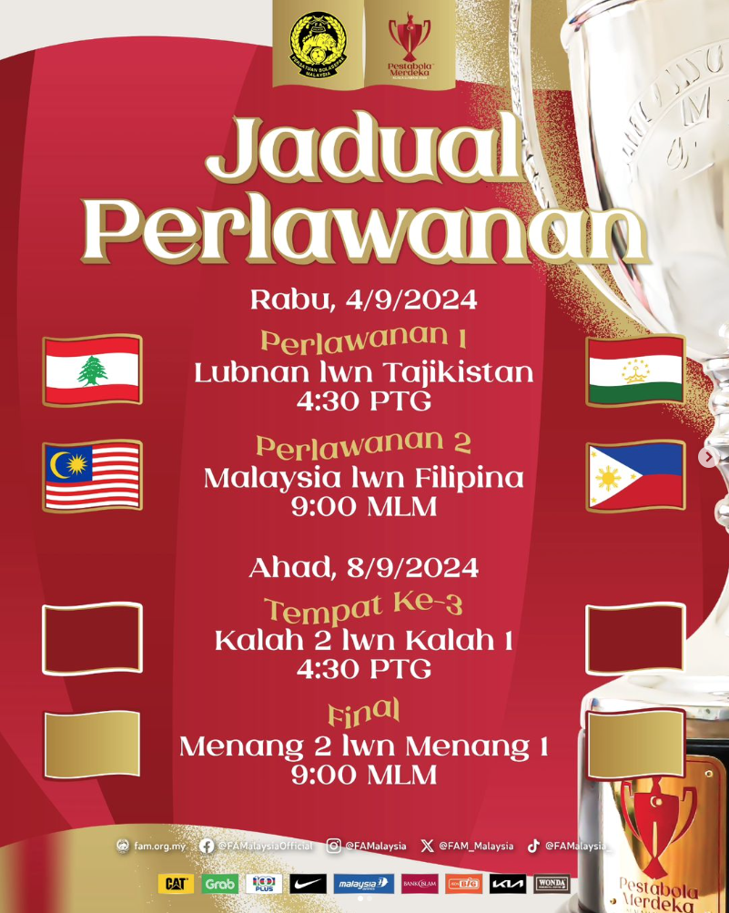 Pestabola Merdeka 2024: Senarai pasukan, jadual perlawanan, info tiket ...