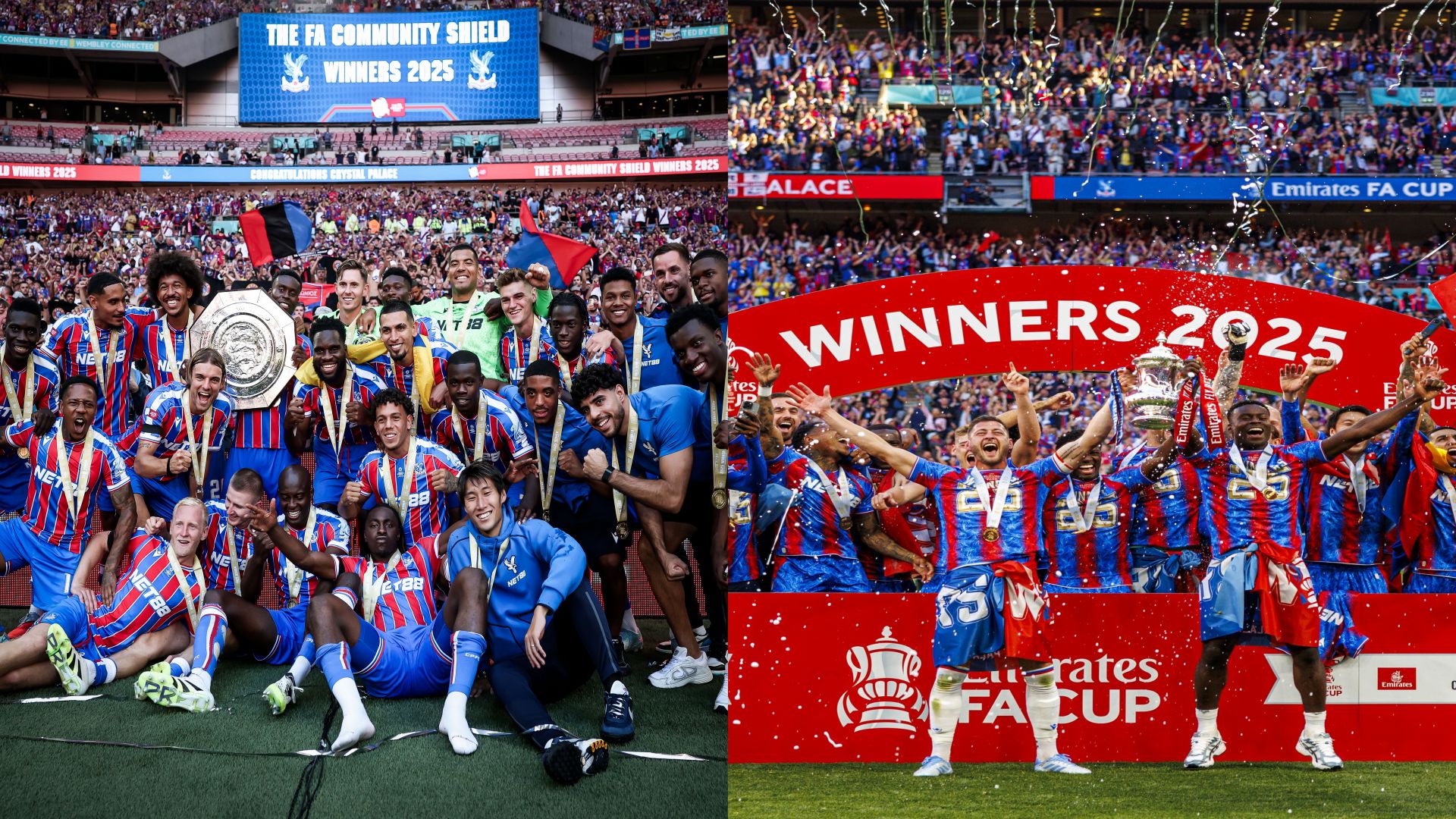 Baru menang Perisai Komuniti tapi ... Ini nasib malang Crystal Palace ...