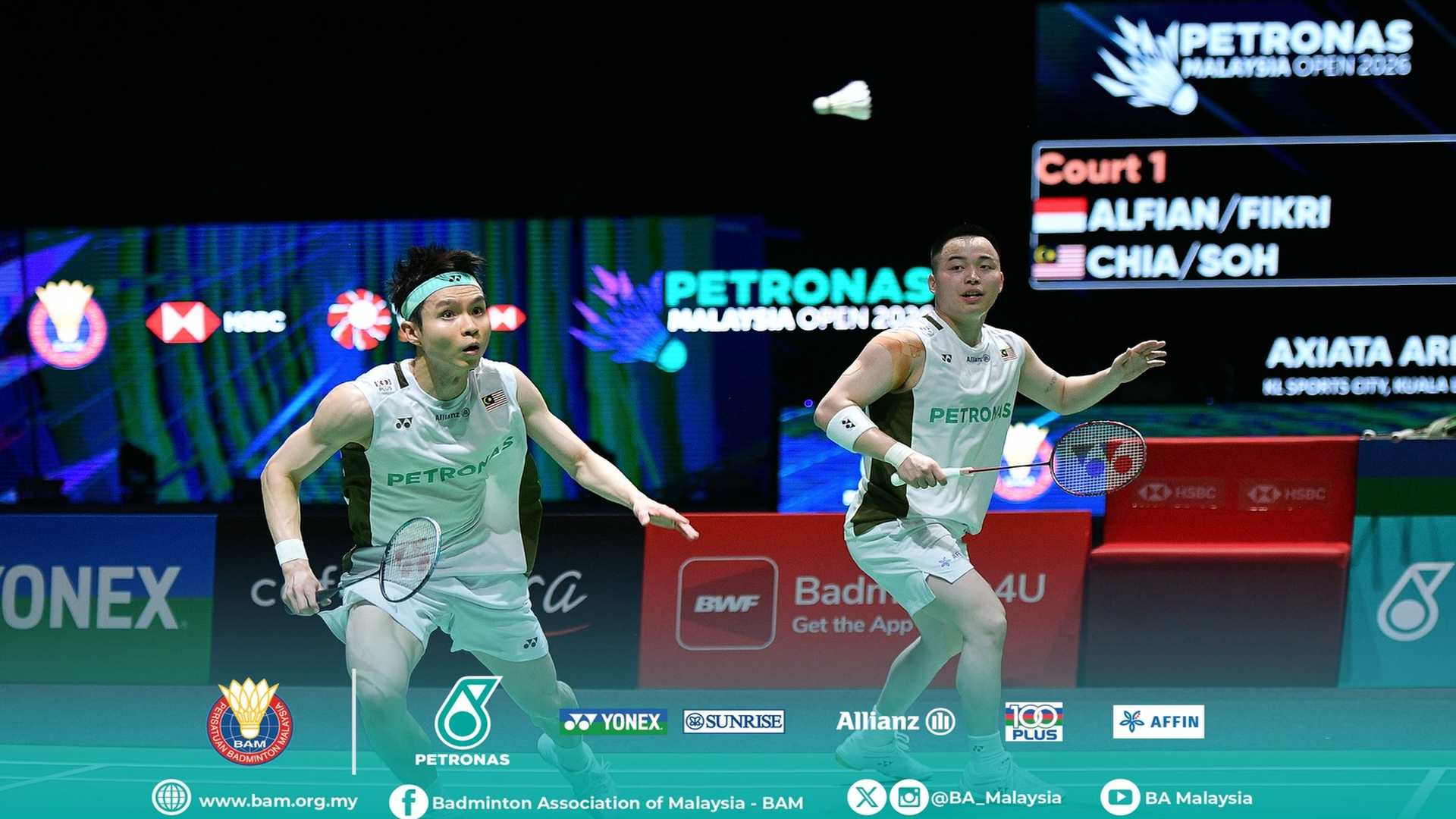 Terbuka Malaysia: Tekanan saat getir pemutus Aaron-Wooi Yik lawan Won ...