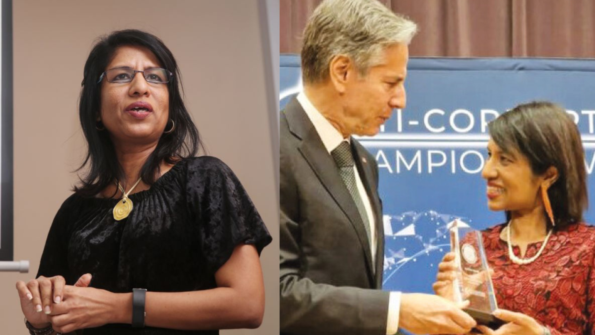 Cynthia Gabriel Receives the Prestigious Anti-Corruption Champions ...