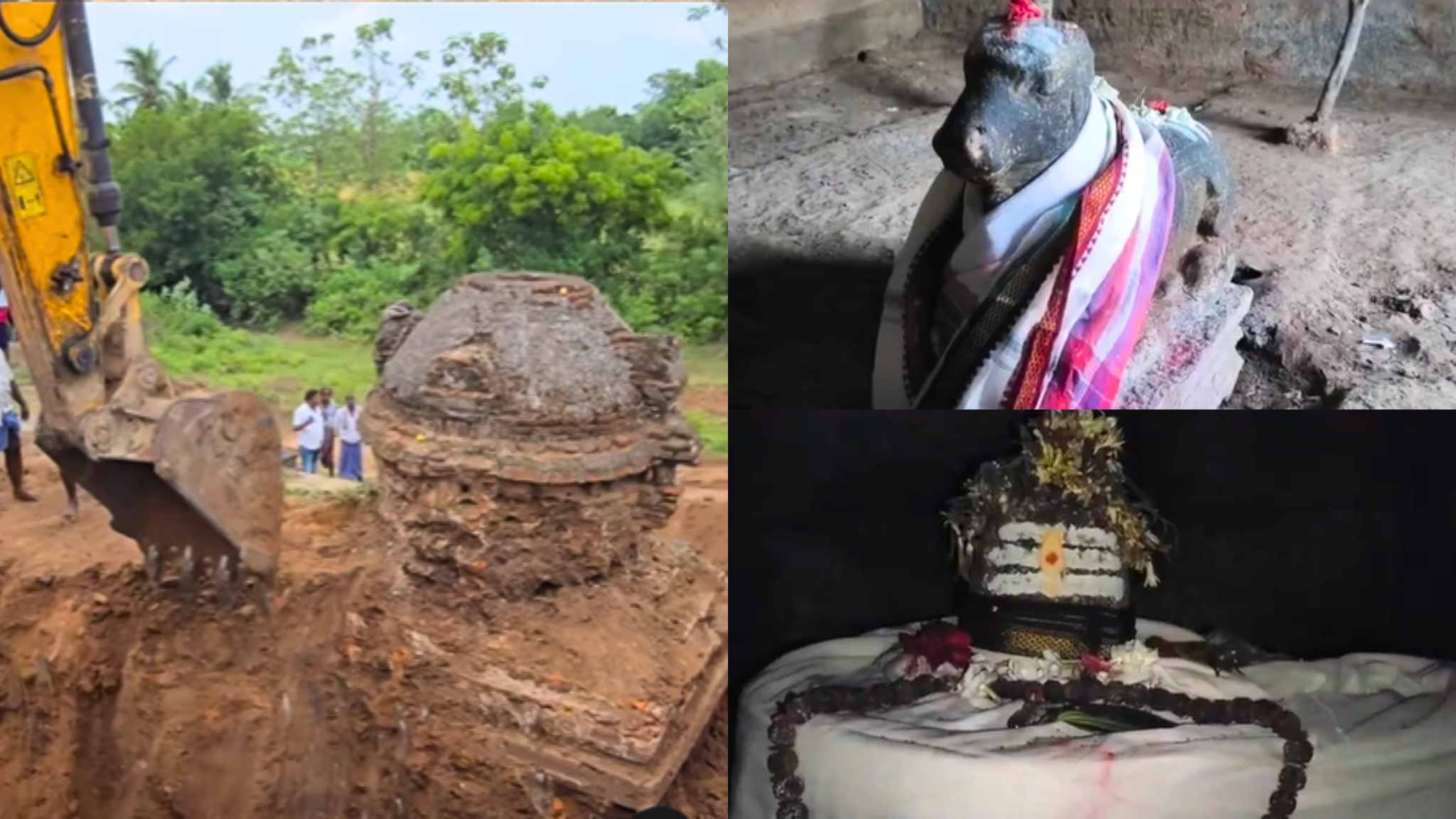 Ayalavadi Villagers Excavate 1000-Year-Old Shivan Temple | Ulagam